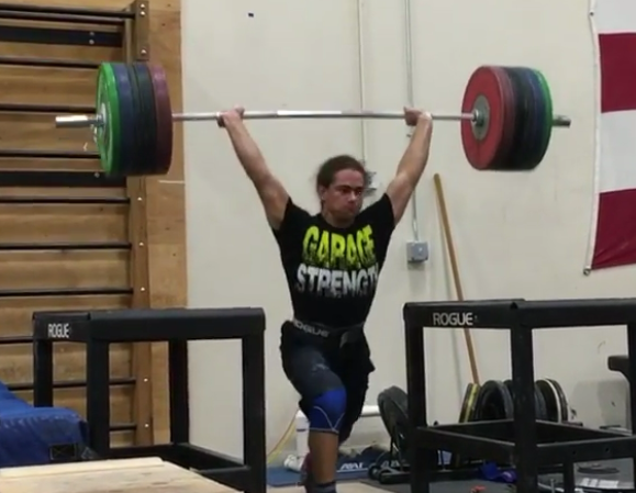 16 Year Old Harrison Maurus Rack Jerks 420 lbs | BarBend