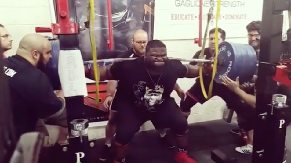 Ray Williams Matches World Record, 1,052-Pound Squat in Training | BarBend