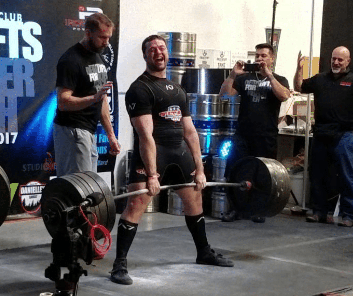 Ben Rice Makes an 800-Pound Beltless Deadlift PR for Charity | BarBend