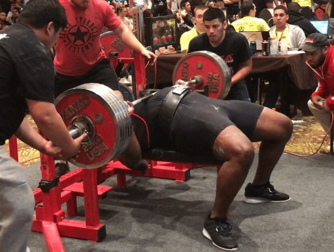 Check Out Jaisyn Mike's Latest 612 lb Raw Bench Press | BarBend