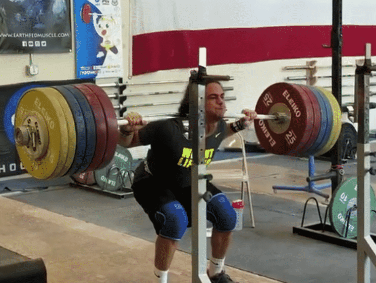 18 Year Old Weightlifter Harrison Maurus Squats 275kg (605 lbs) for Big ...