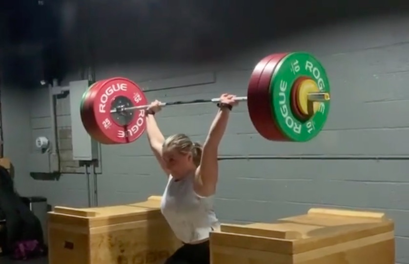 Kate Nye Jerks 142kg In Prep for Olympic Qualifying Event | BarBend
