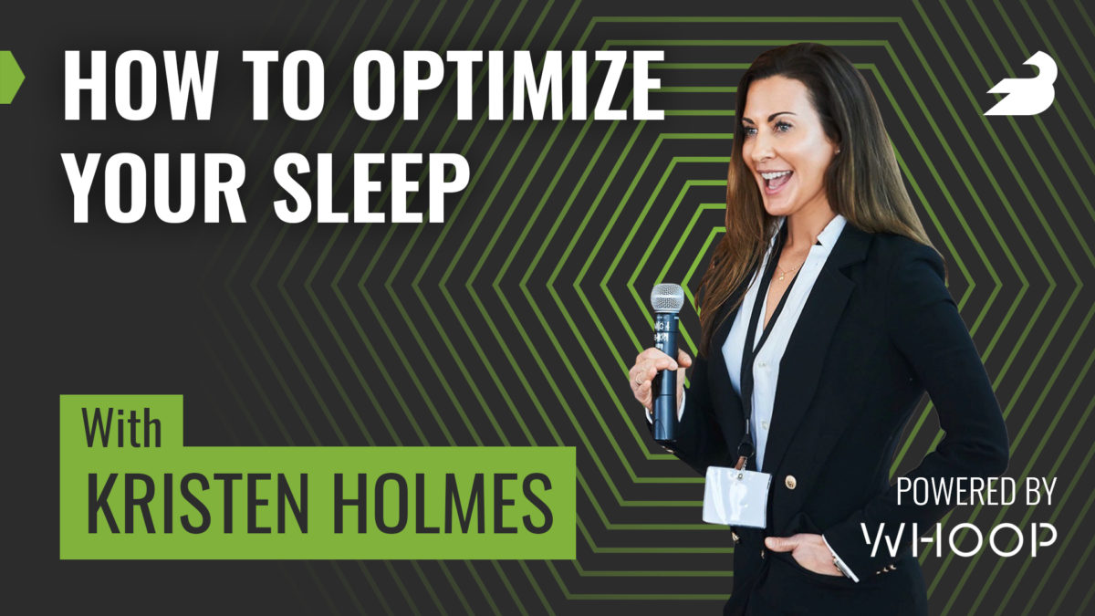 Kristen Holmes: How to Optimize Your Sleep (Presented by WHOOP) | BarBend