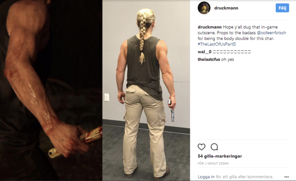 The Last Of Us 2 Lead Characters Body Modeled After Colleen Fotsch Barbend