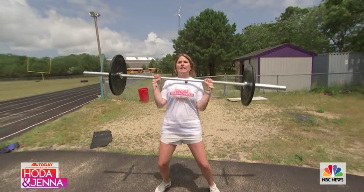 Watch Katherine Nye Judge "Today Show" Hosts on Their Weightlifting ...