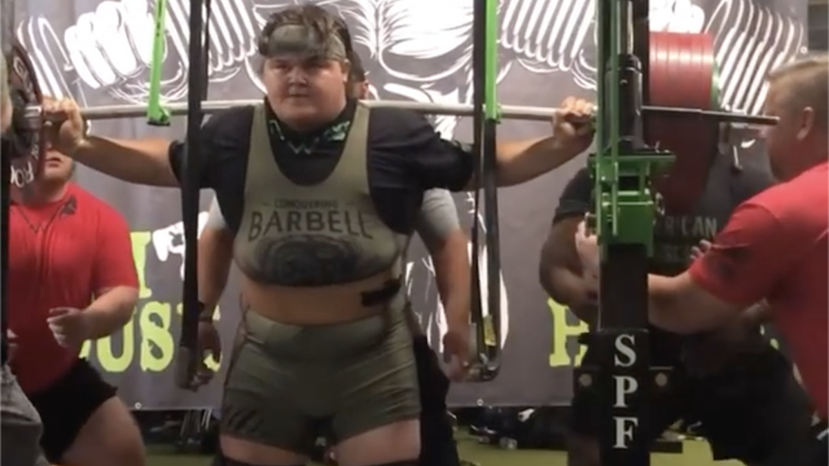 18 Year-Old Powerlifter Jackson Powell Squats 410 Kilograms | BarBend