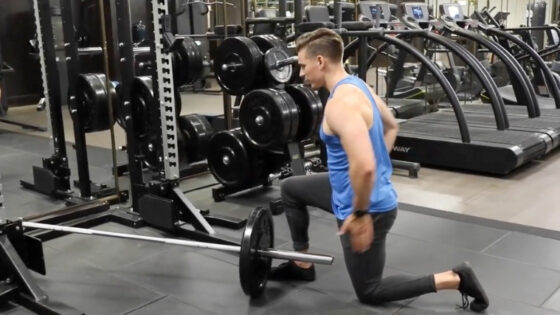 Do the Landmine Press for More Comfortable Shoulder Gains | BarBend