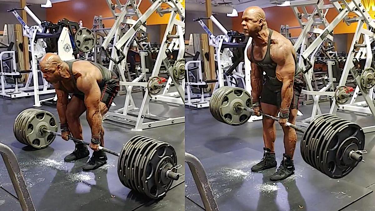 53-Year-Old Bodybuilder Kevin Malone Deadlifts 700 Pounds Raw Using a ...