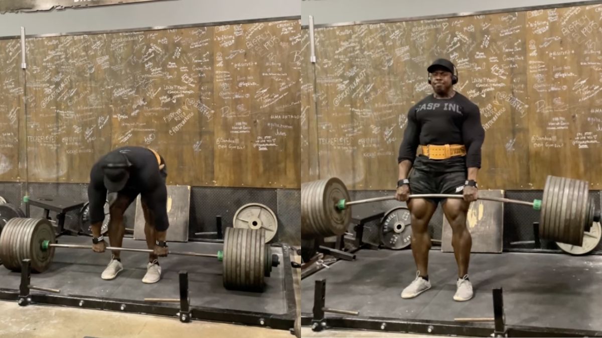 Professional Bodybuilder Joe Mackey Deadlifts 900 Pounds in Training ...