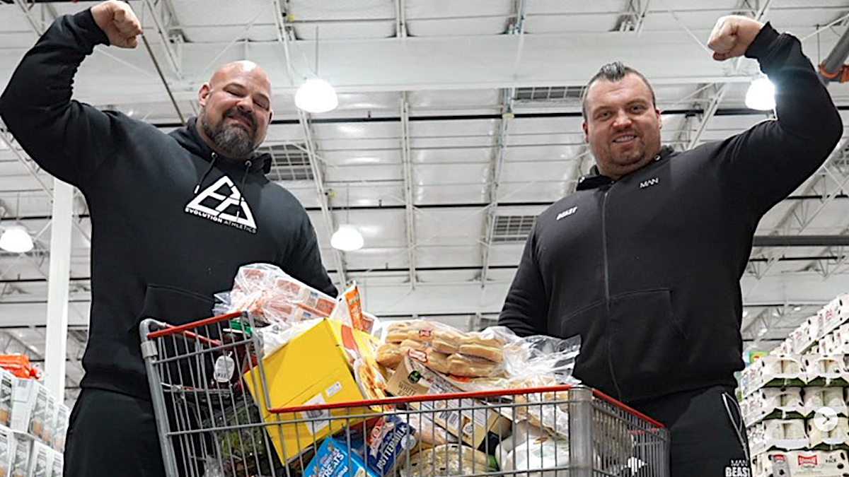 Eddie Corridor and Brian Shaw Recreate Shaw's Former 12,000-Calorie ...