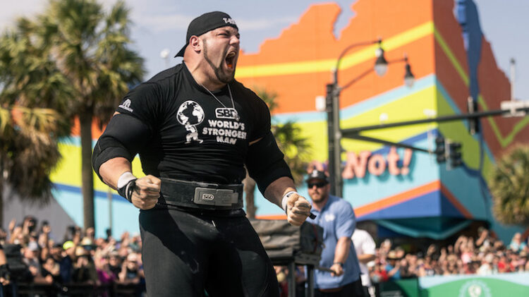 2023 World's Strongest Man Event 10 "Max Dumbbell" Results | BarBend