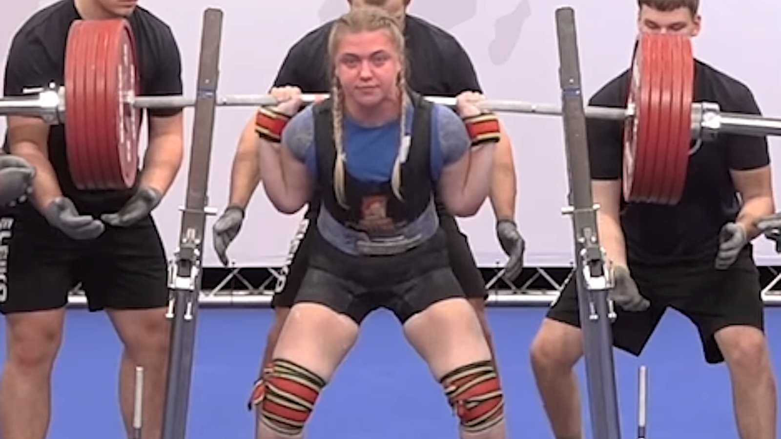 Daria Rusanenko (84KG) Squats IPF Equipped World Record of 278 ...
