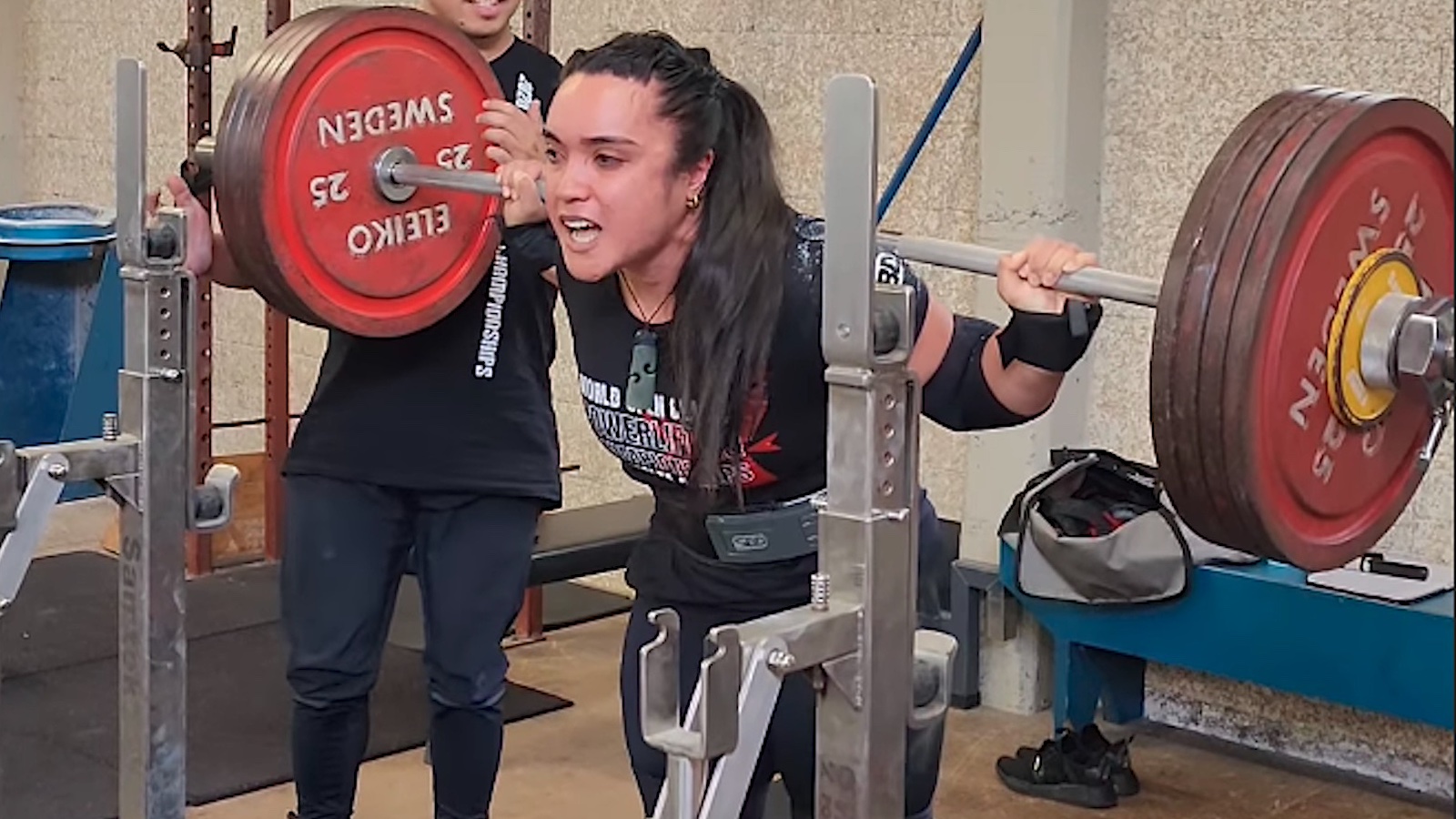 Karlina Tongotea (76KG) Squats 2.5 Kilograms Over IPF Raw World Record ...
