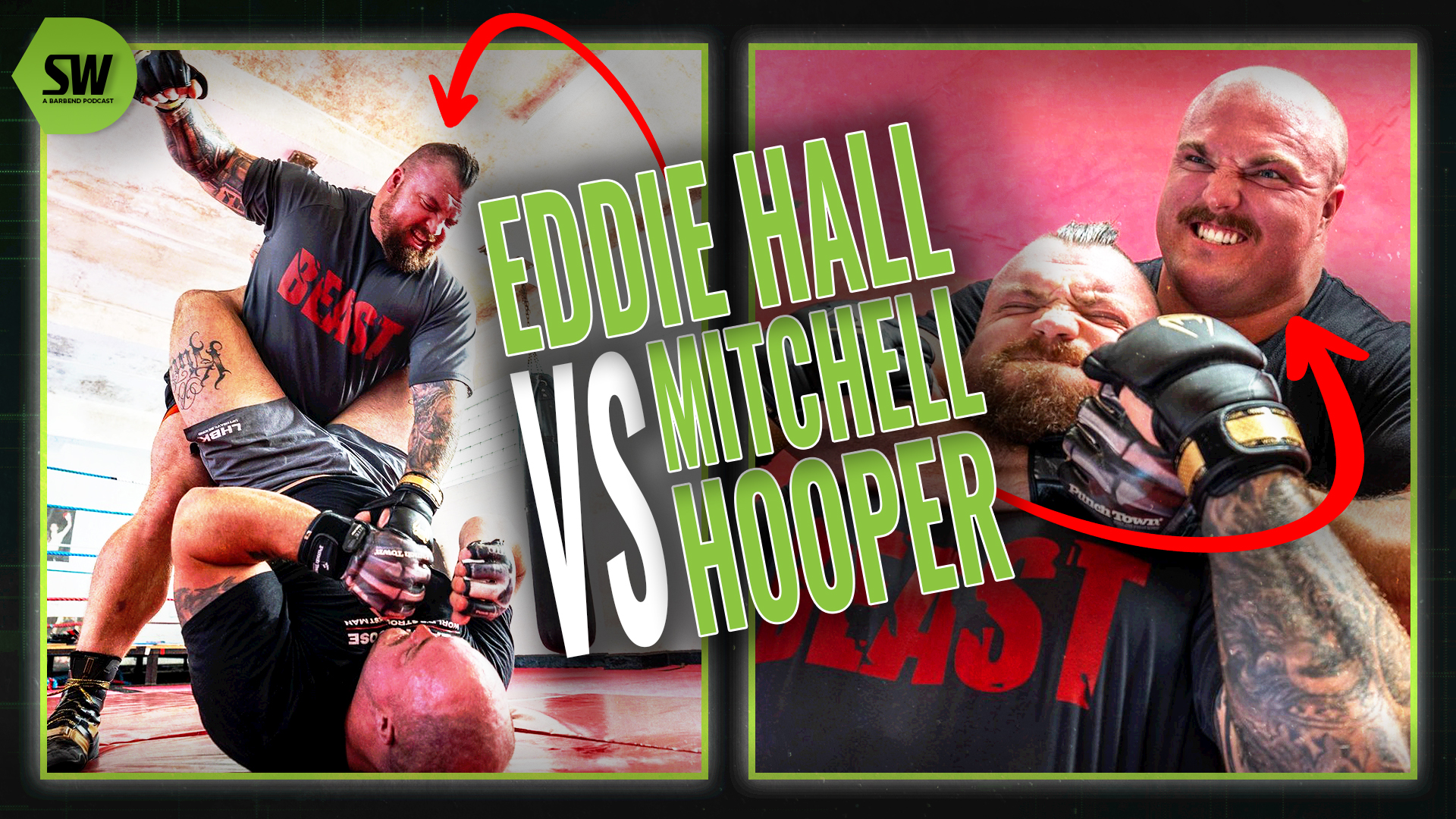 Eddie Hall and Mitchell Hooper Prepare to Fight (Plus: a 44 Pound ...