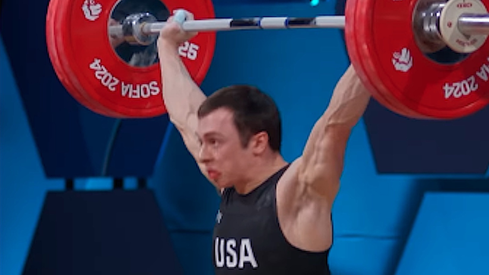 Hampton Morris Sets 3 American Records at 2024 European Weightlifting Championships | BarBend