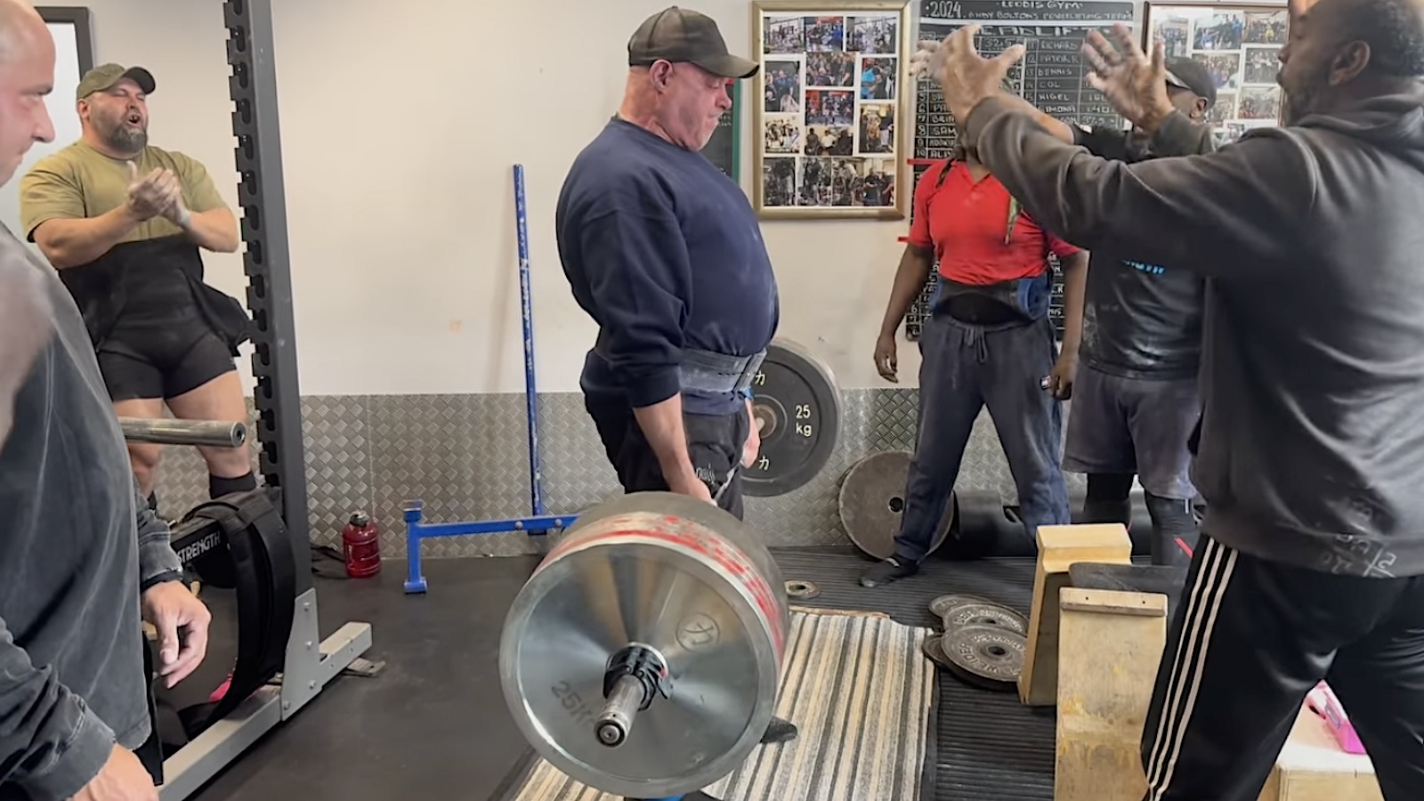 Andy Bolton (125KG) Stiff-Bar Deadlifts 320-Kilogram Raw Double In ...