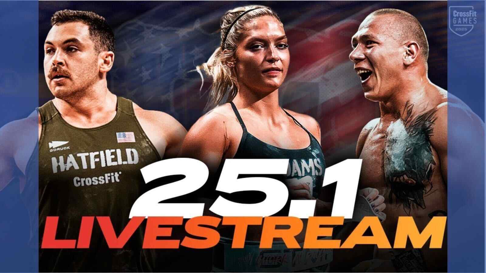 25.1 CrossFit Open Livestream Numbers Dip Slightly From 2024 | BarBend